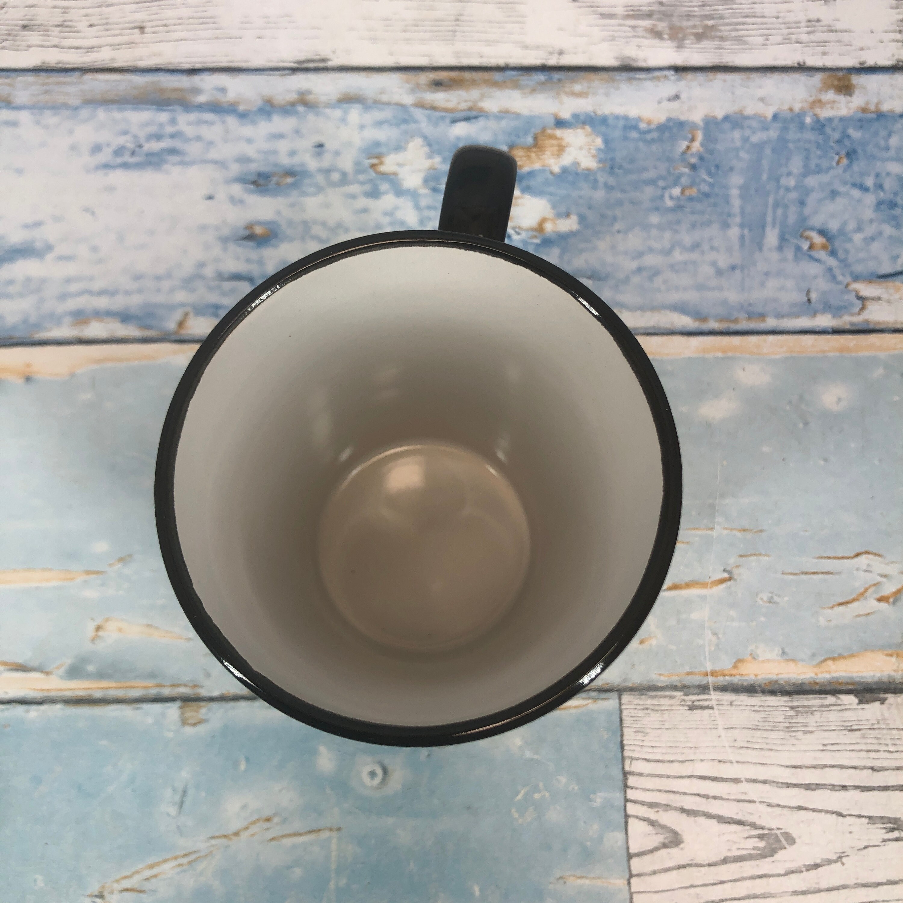 Ethos Caffe Cafe Nerro Mugs X4 NIB Coffee Tea Mugs Black White Red ...