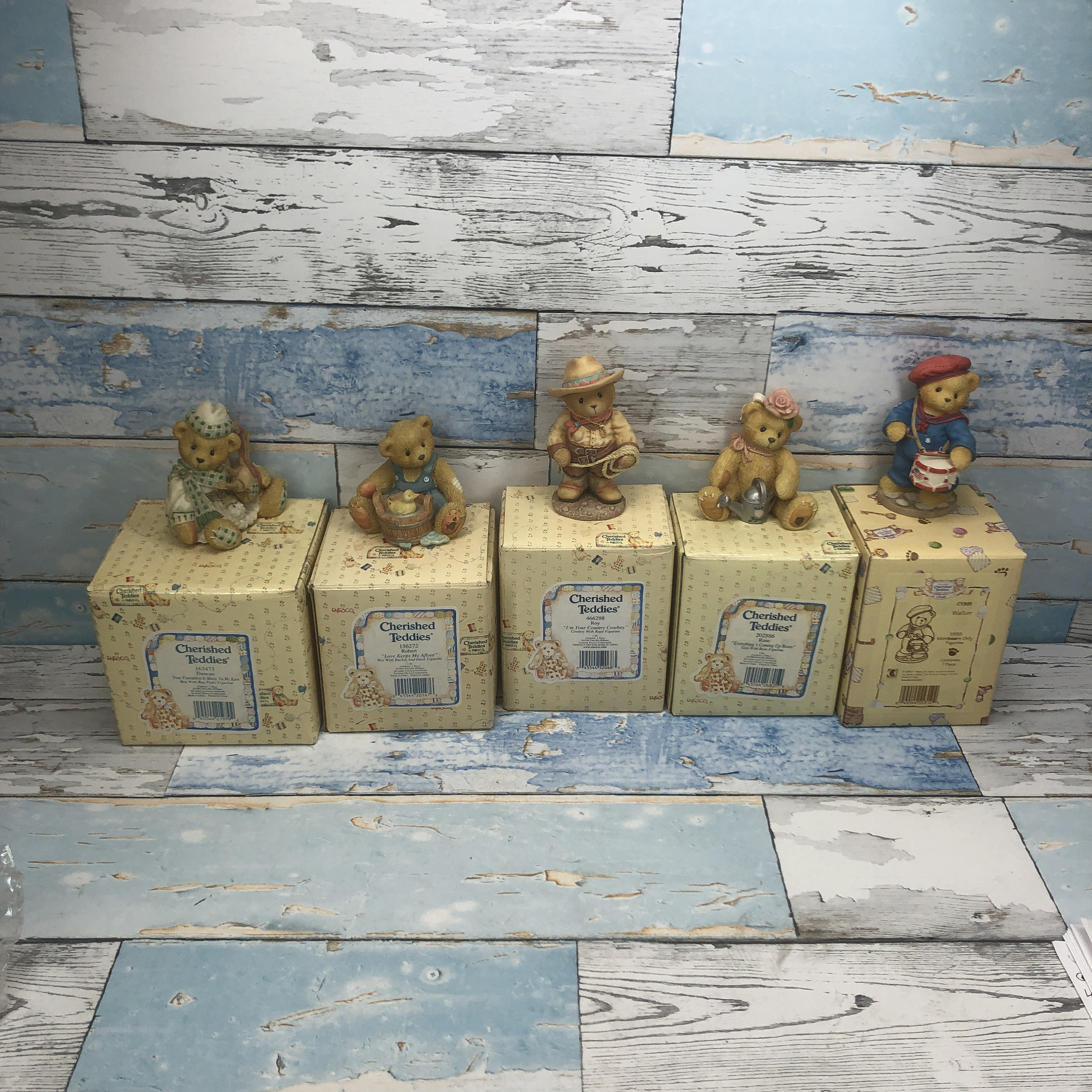 Cherished Teddies Duncan-robert-roy-rose-walter Boxed Enesco Priscila ...