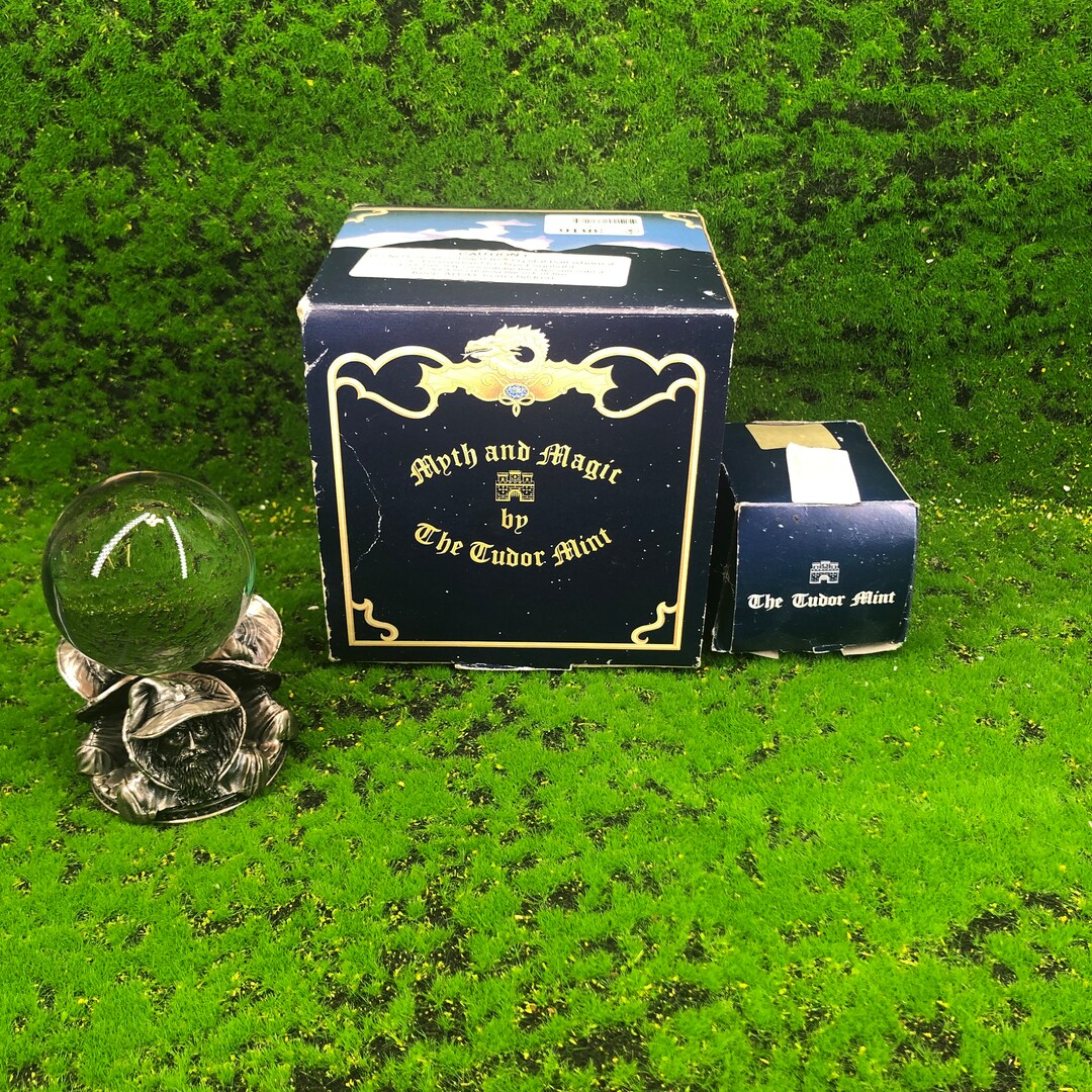 The Tudor Mint Myth & Magic Wizards Head 3823 Pewter Sculpture ...