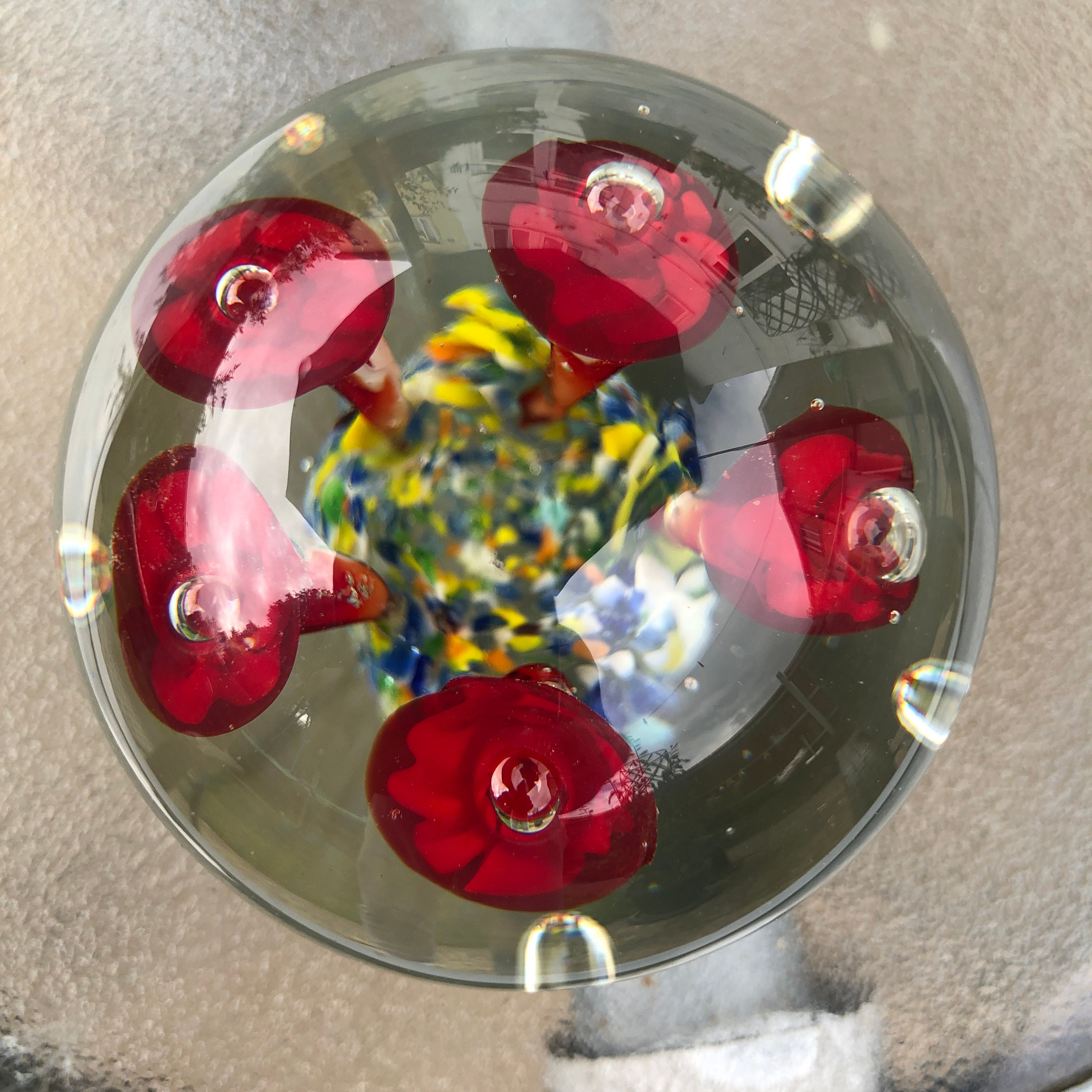 Decorative Glass Paperweight Bubbles Emerging From A Sea Coral - Etsy