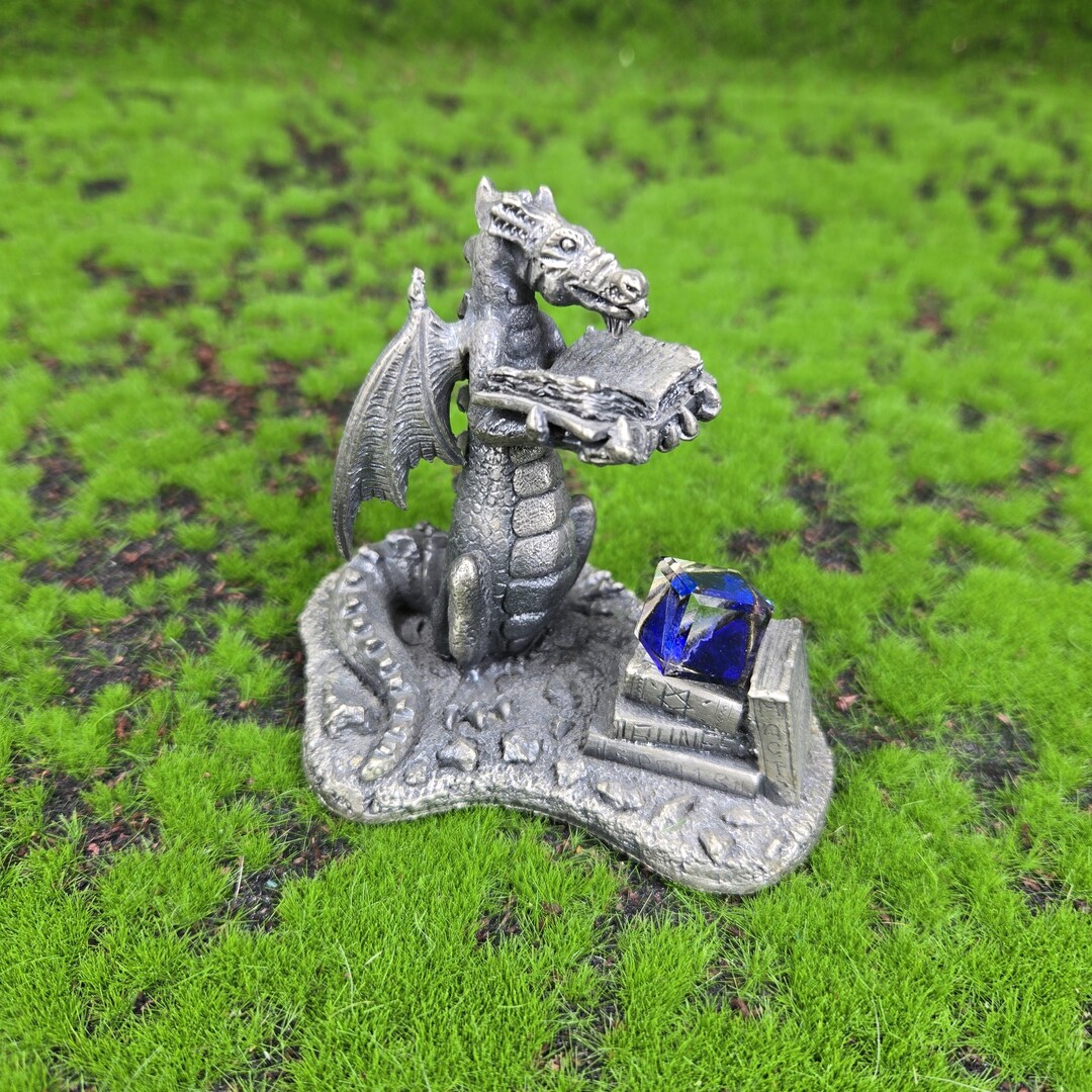 Tudor Mint Myth and Magic the Dragon of Wisdom 3050 Cubic Pewter ...