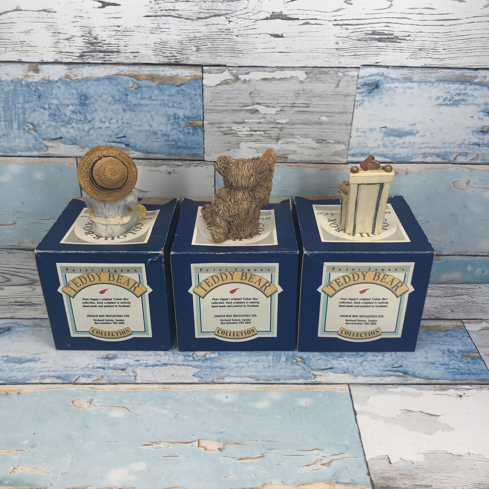 Peter Fagan Miniature Teddy Bear Figurines, Boxed Collectibles - Etsy
