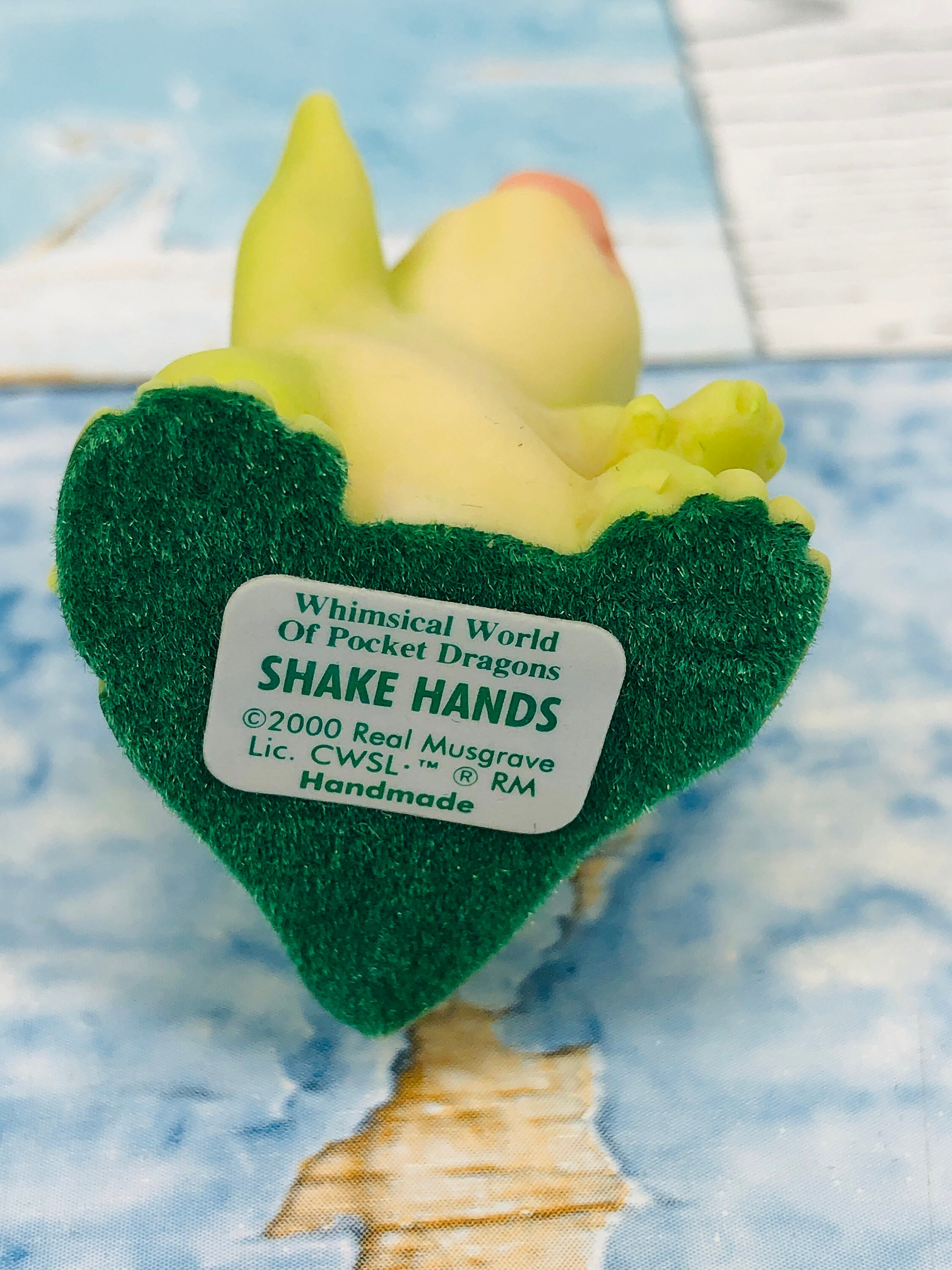 Pocket Dragons 'shake Hands' 2000 With Box & Base Label, by Real ...