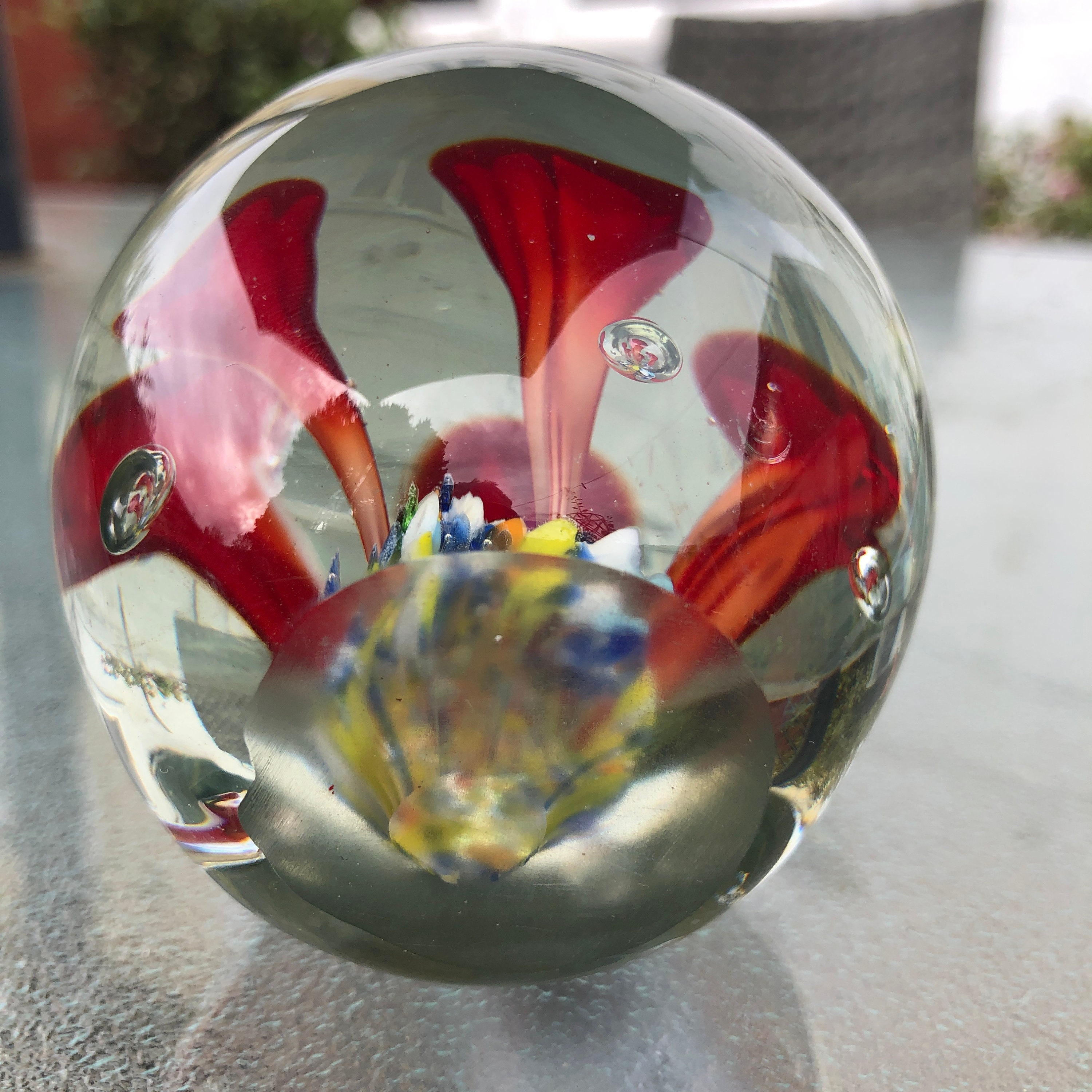 Decorative Glass Paperweight Bubbles Emerging From A Sea Coral - Etsy