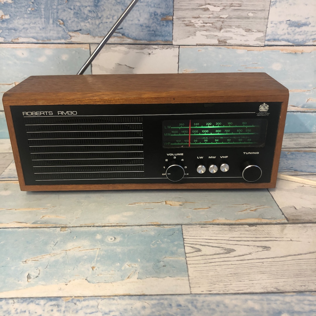 Retro Roberts Radio RM30 Teak Cabinet Radio Fully Working VHF - Etsy