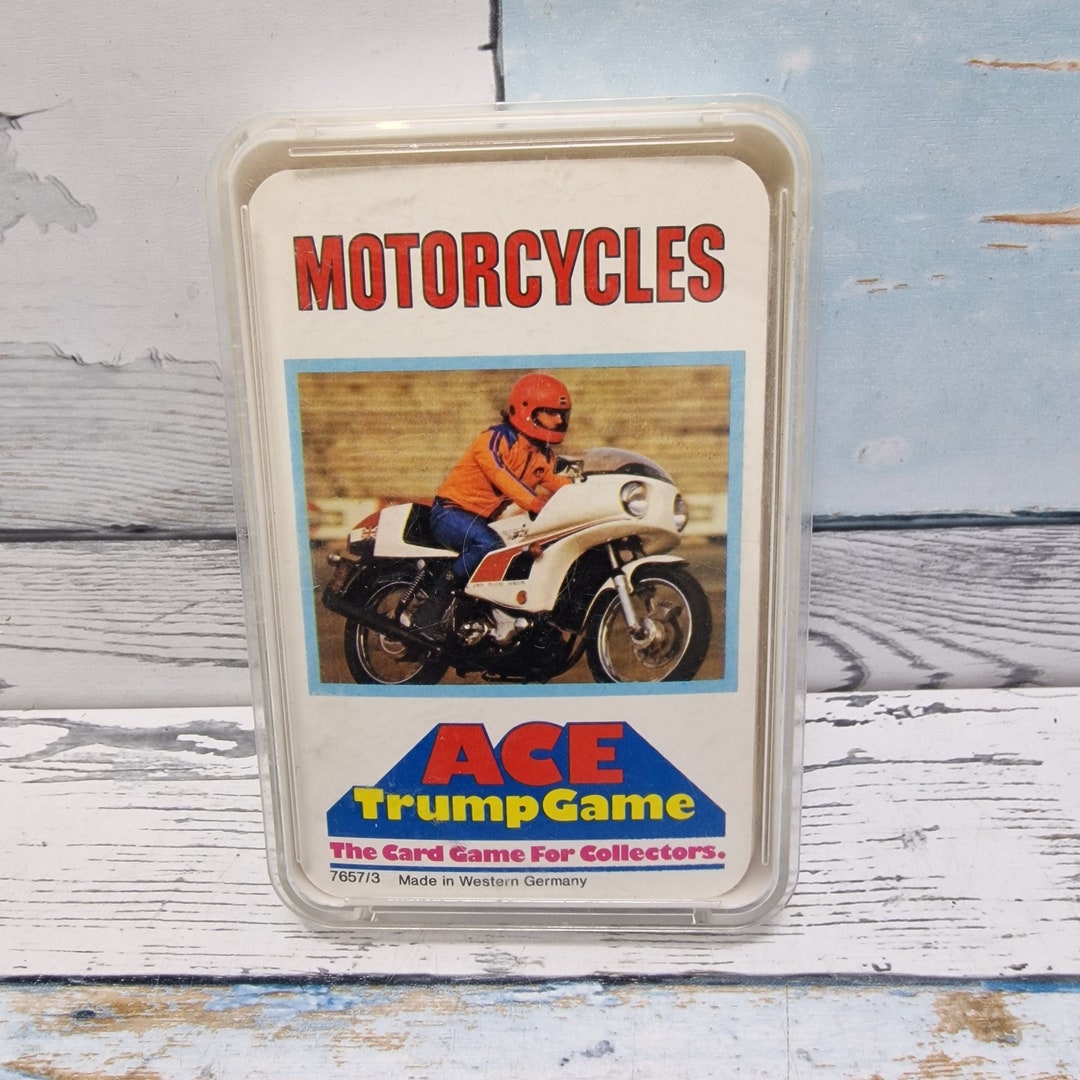 Vintage ACE Trumps Motorcycles Card Game - 1970s Collectors Edition - Etsy