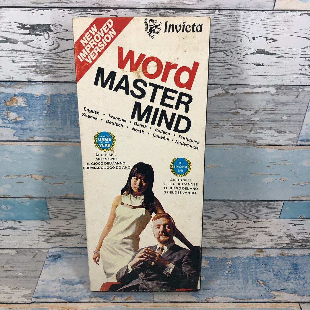 Word Mastermind by Invictor Games 1975 RARE Invicta Toys Vintage Deluxe ...