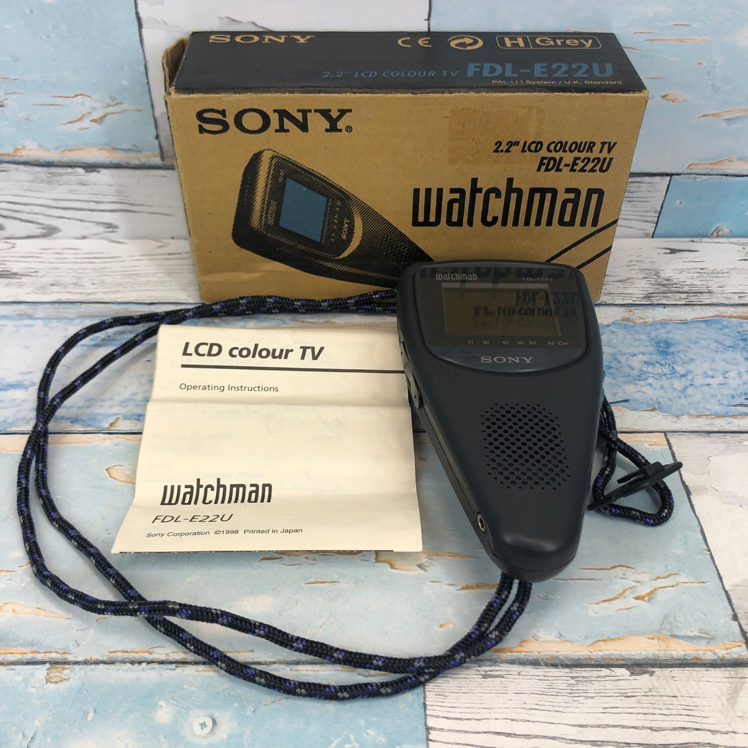 Boxed Sony Watchman LCD Colour TV 2.2 FDL-E22U Pocket - Etsy