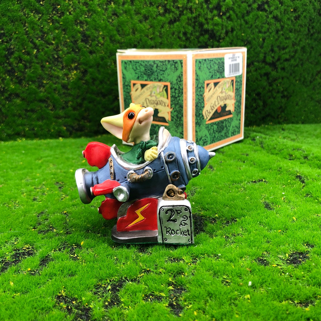 Pocket Dragons Defender of the Universe Whimsical World by - Etsy