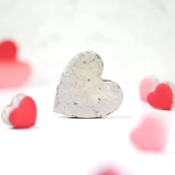 Concrete Heart - Etsy