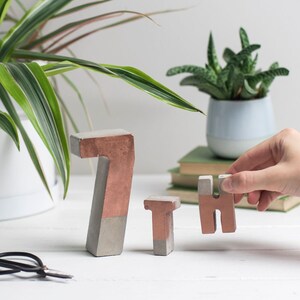 Copper Number Seven Set 7th Anniversary - Etsy