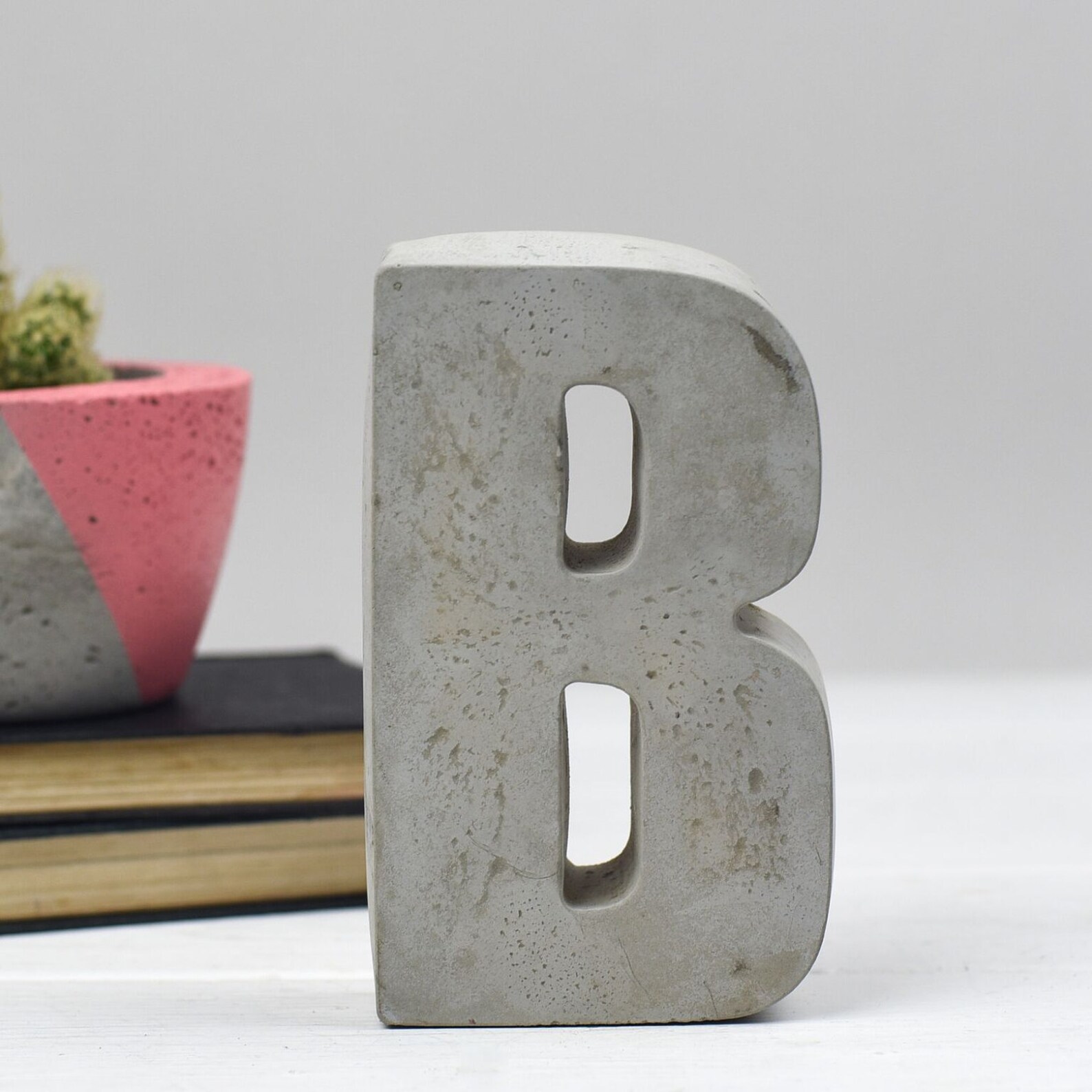 Large Plain Concrete Letters Decorative Letters Letters - Etsy UK