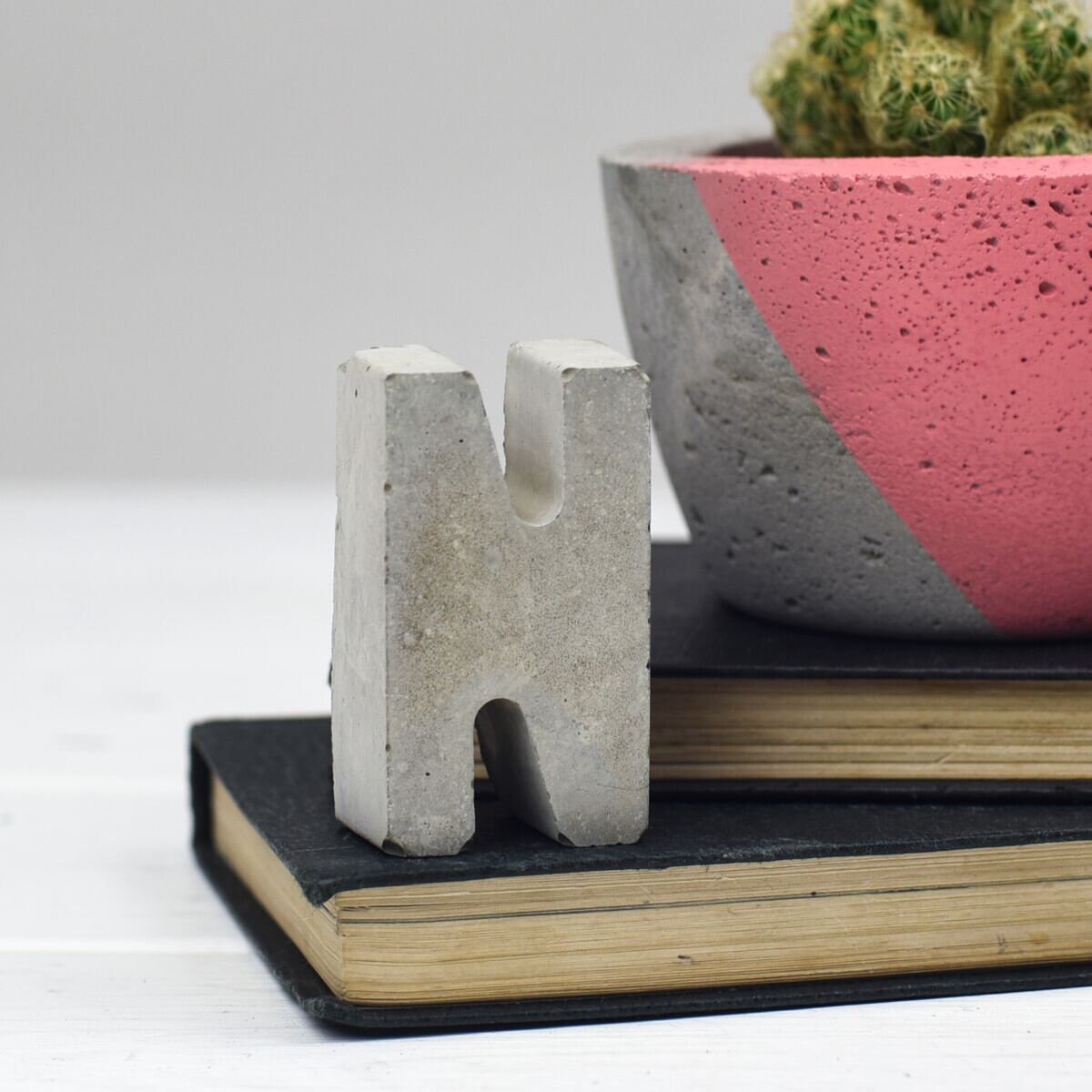 Large Plain Concrete Letters Decorative Letters Letters - Etsy UK