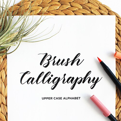 Basic Modern Calligraphy Practice Sheets by theinkyhand | Etsy Australia
