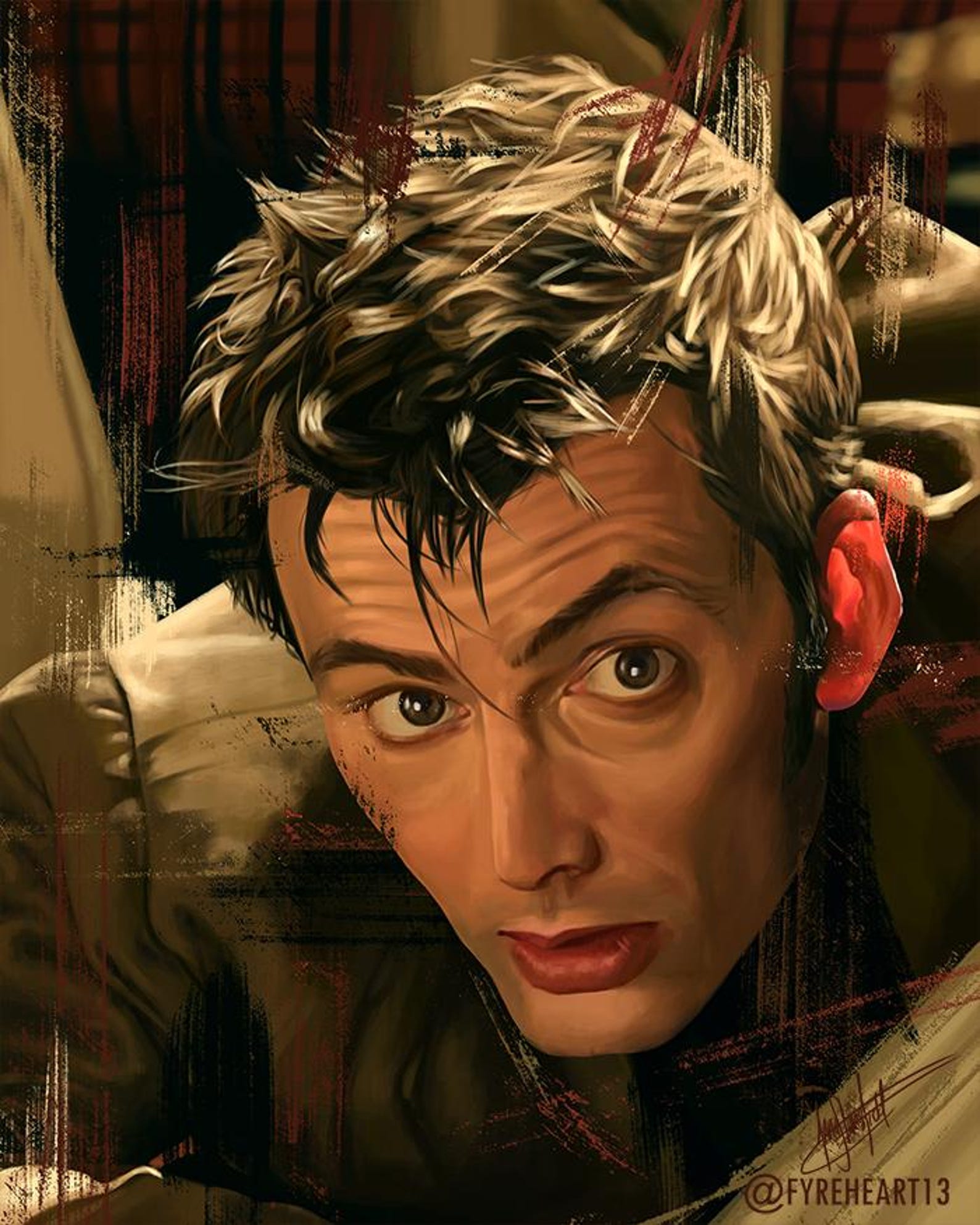 Doctor Who Portrait Prints - 8x10, 9th Doctor, 10th, Doctor, 11th ...