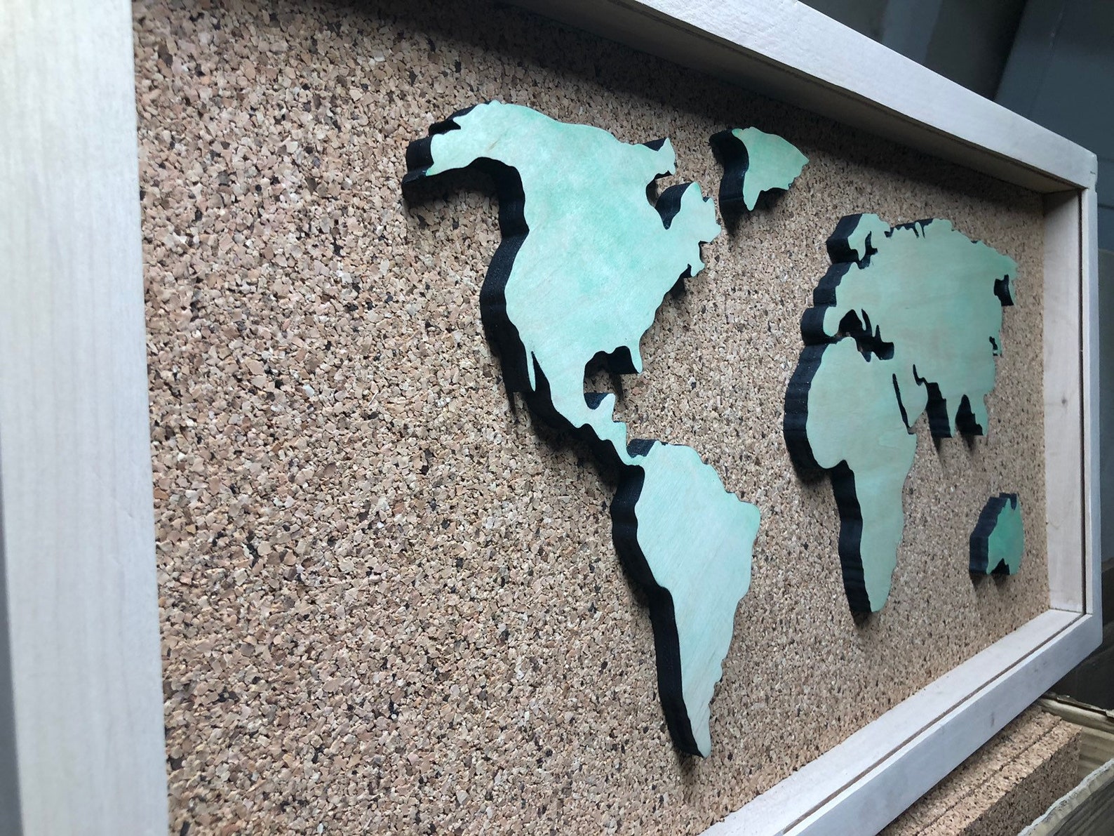 World Globe Inspired Display Shadowbox | Etsy
