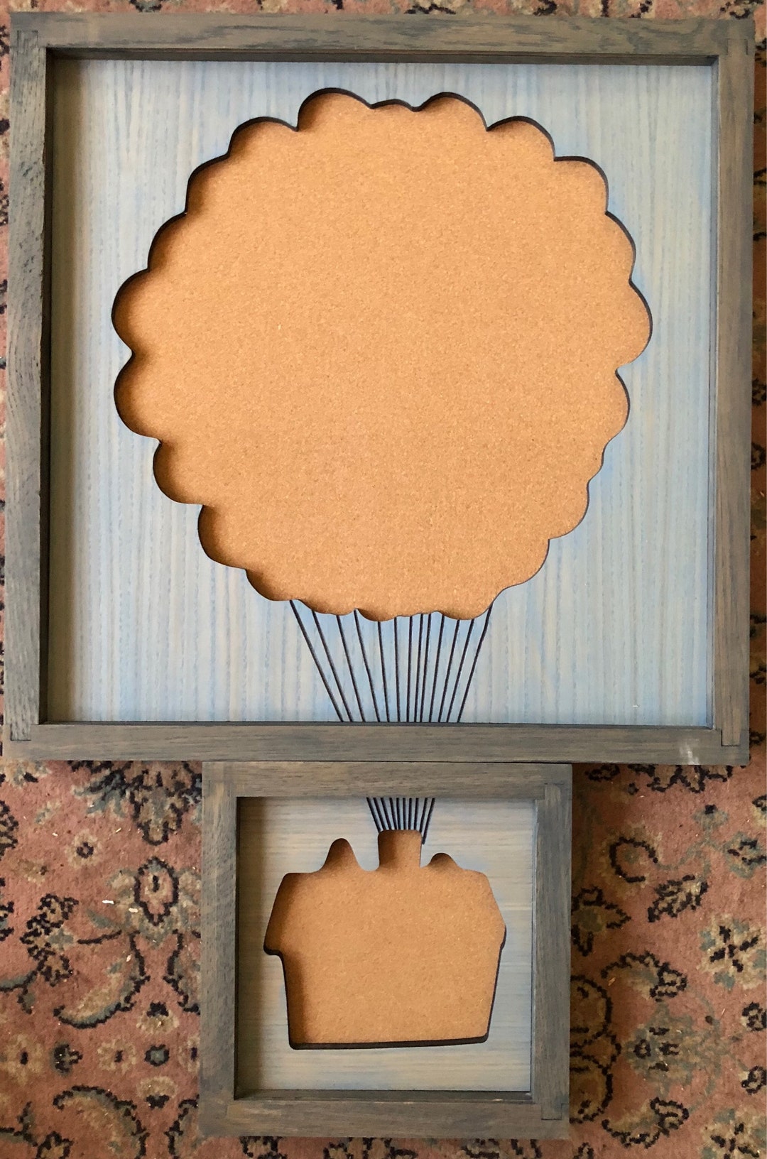 Disney Inspired Pin Display Shadowbox (UP House With Balloons ...