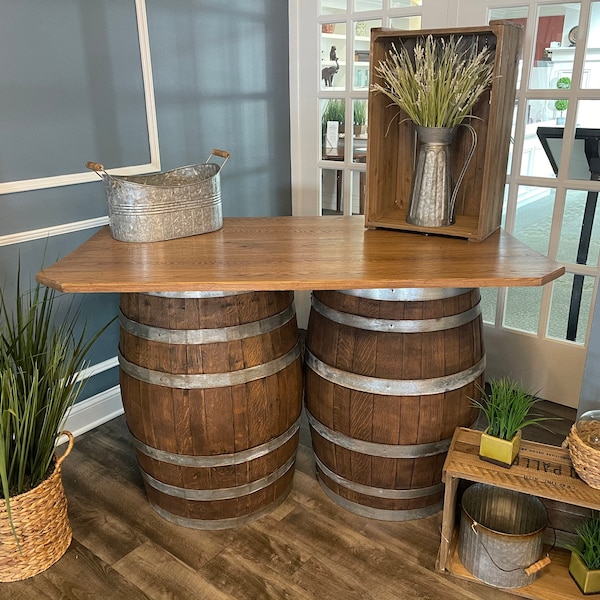 Barrel Table - Etsy