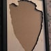 National Park Service Inspired Pin Display Shadowbox, Corkboard, Cork ...