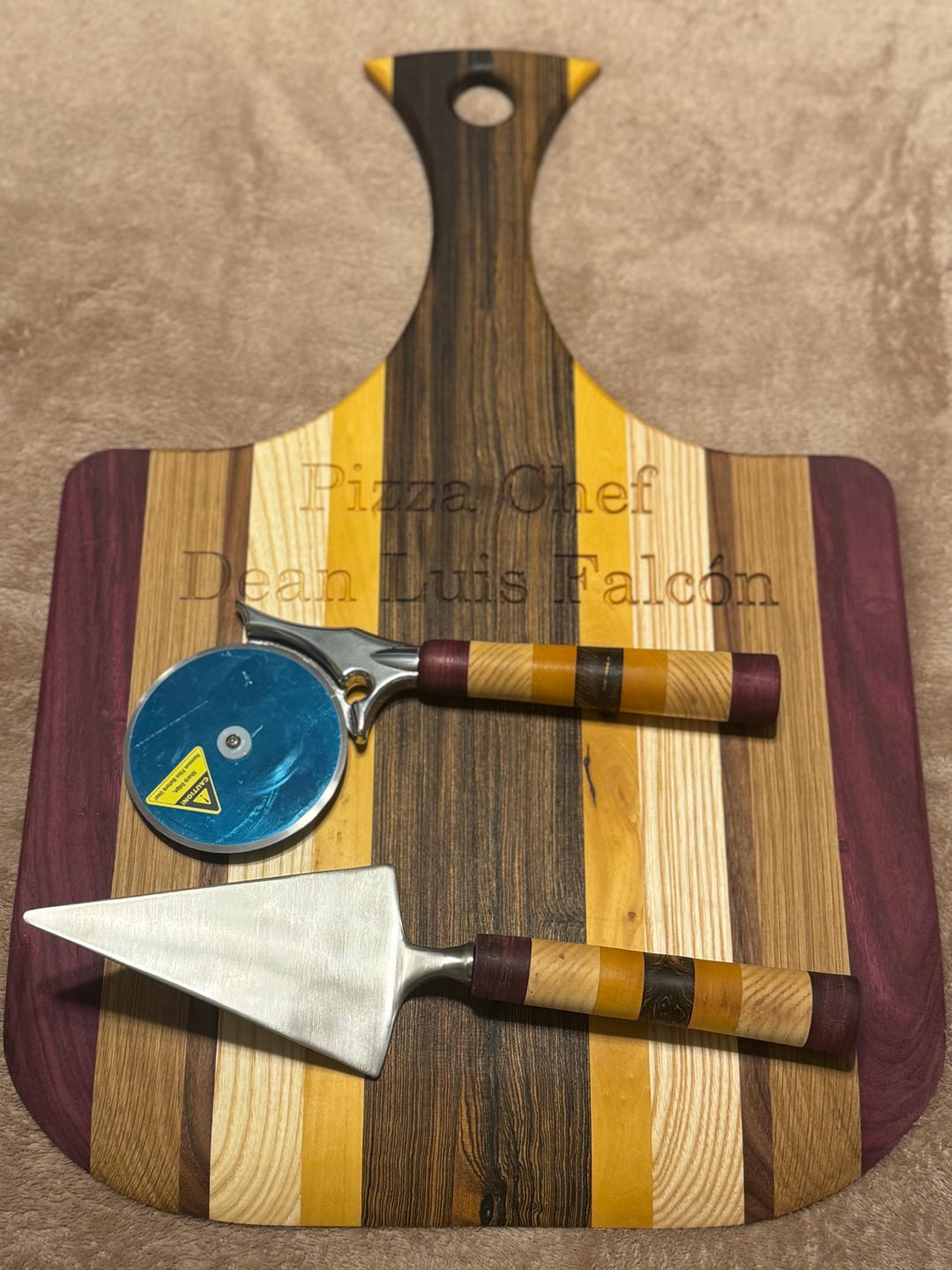 Pizza Serving Set, Pizza Peel, Pizza Slicer, Pizza Server - Etsy