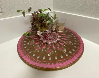 Painted Round Table - Etsy
