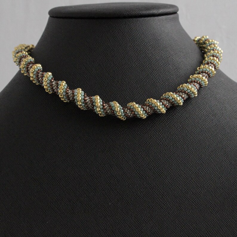 Cellini Stitch Necklace, Beaded Necklace, Gift, Necklace, NAOKism ...