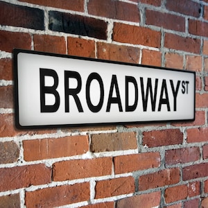 Broadway Street Sign - Broadway Aluminum Street Sign - Custom Street ...