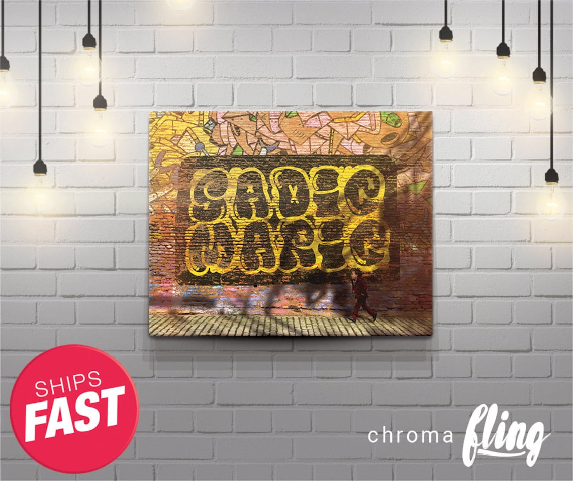 Personalized Graffiti Name Wall Art Custom Wall Canvas Art - Etsy