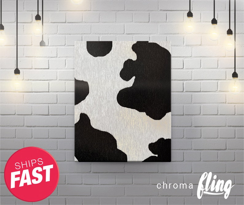 Cowhide Wall Art Custom Wall Canvas Art Wall Decor Wall - Etsy
