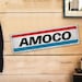 Vintage Amoco Street Sign Amoco Aluminum Street Sign - Etsy