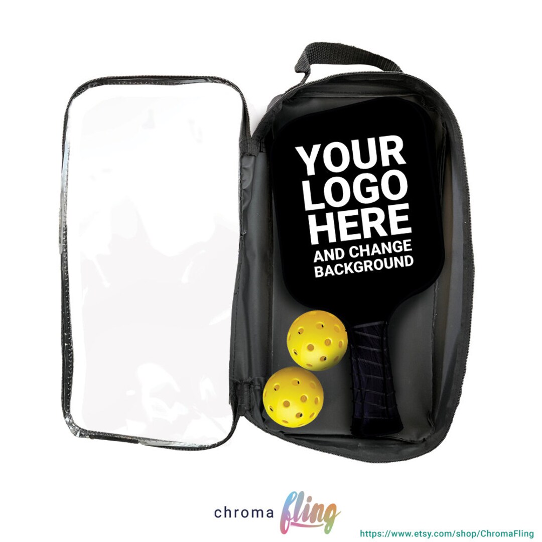 Your Logo Here Artwork Custom Pickleball Paddle Set - Wooden Pickleball ...