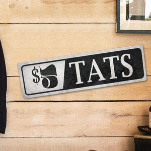 Five Dollar Tats Street Sign - Five Dollar Tattoo Aluminum Street Sign ...