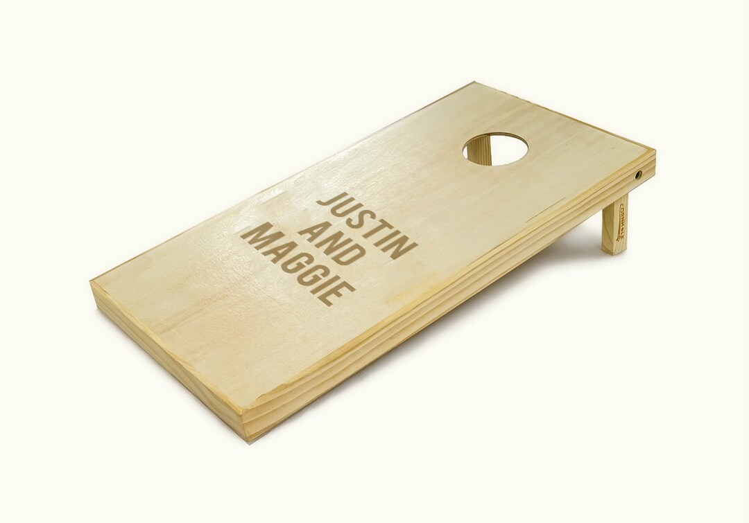 Personalized Laser Engraved Cornhole Junior Set - Custom Cornhole ...