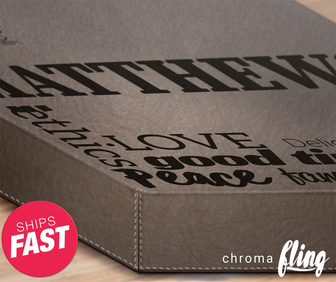 Personalized Leather Wall Art Custom Leather Wall Decor - Etsy