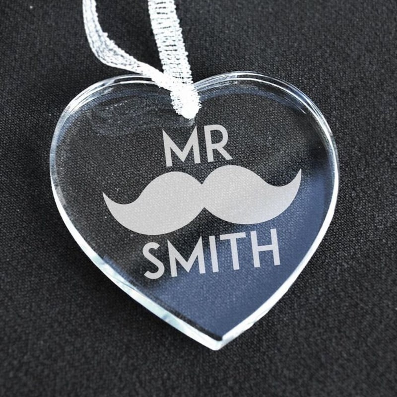Mustache Heart - Etsy