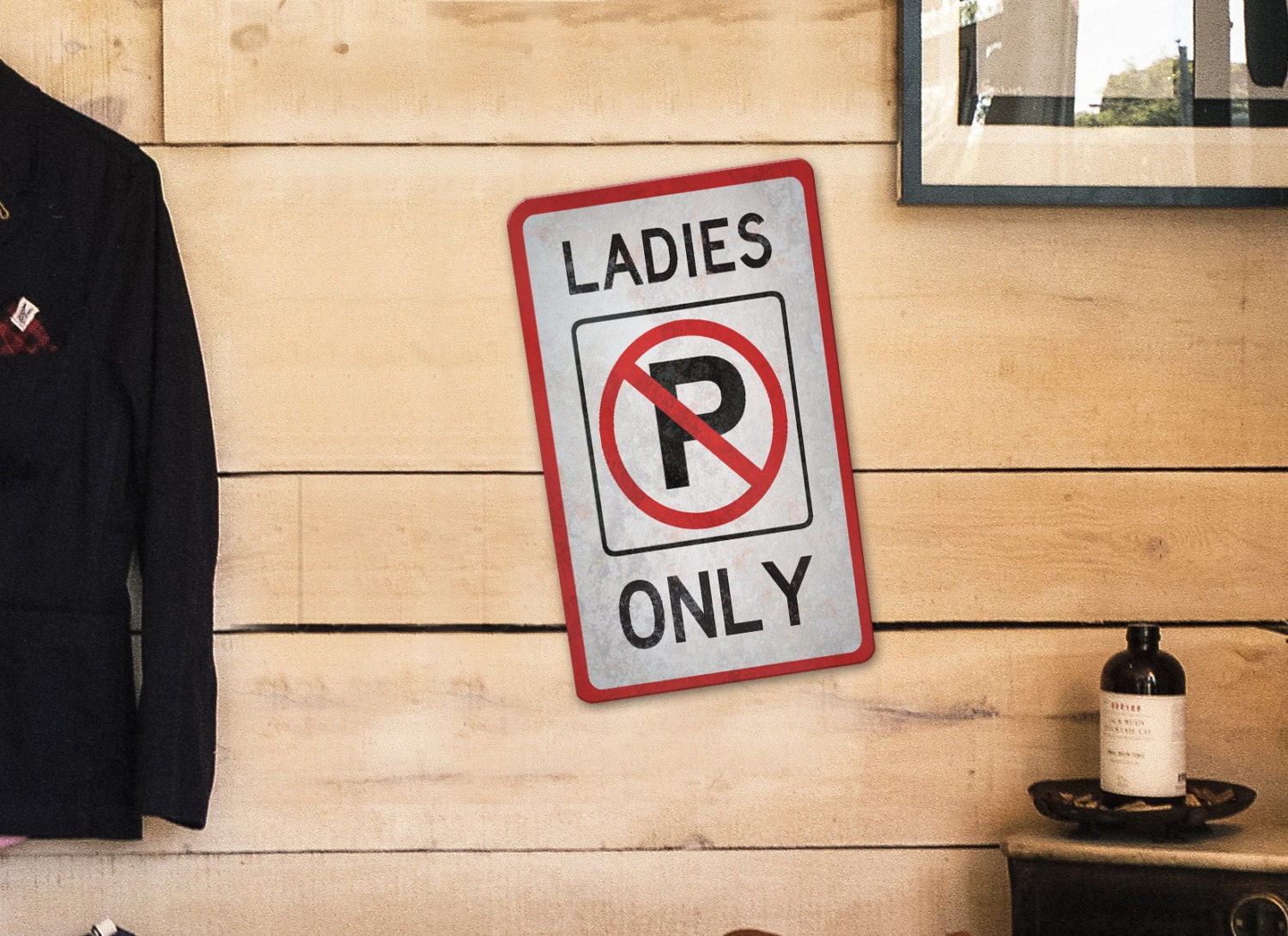 Ladies Only 12x18 Aluminum Sign - Custom 12x18 Street Sign - No Parking ...