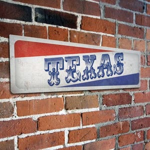 Vintage Texas Street Sign - Texas Aluminum Street Sign - Custom Street ...