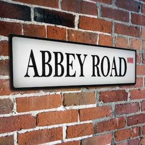 Abbey Road Street Sign - Abbey Road Aluminum Street Sign - Custom ...