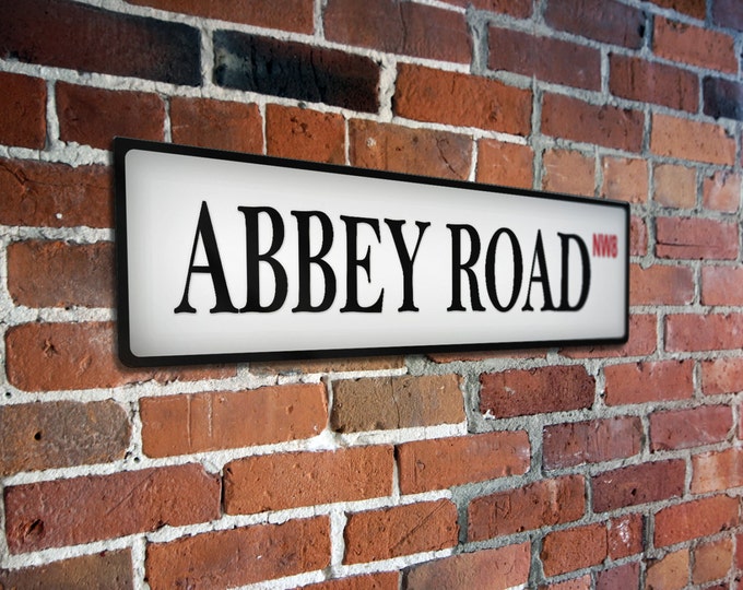 ABBEY ROAD Street Sign New Signs Great Gift - Etsy