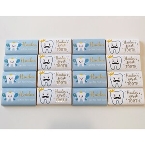First Tooth Favours 10 Sets of 4 Pieces, First Tooth Chocolates ...