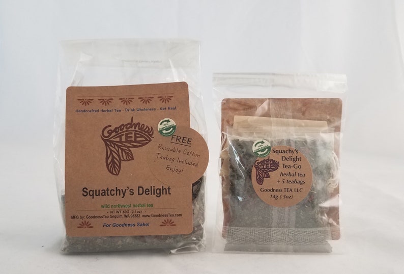 Squachy's Delight Goodness Tea Organic Loose-Leaf Northwest Tea Woman ...