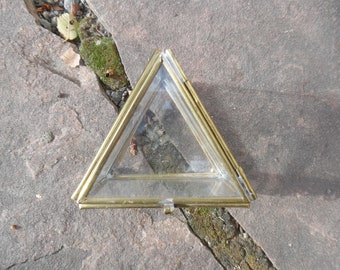 Glass Triangle Box - Etsy