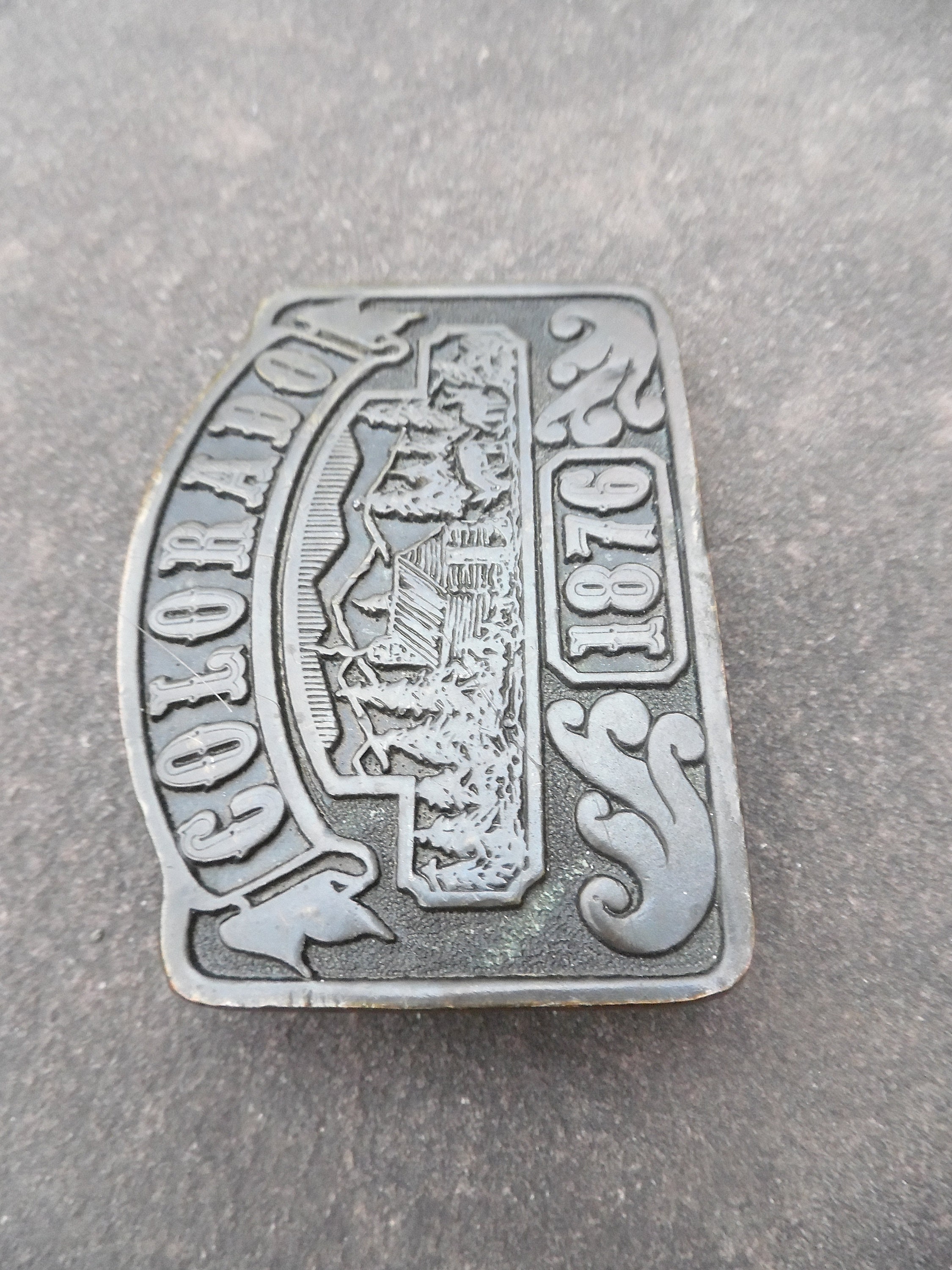 Colorado Belt Buckle - Etsy