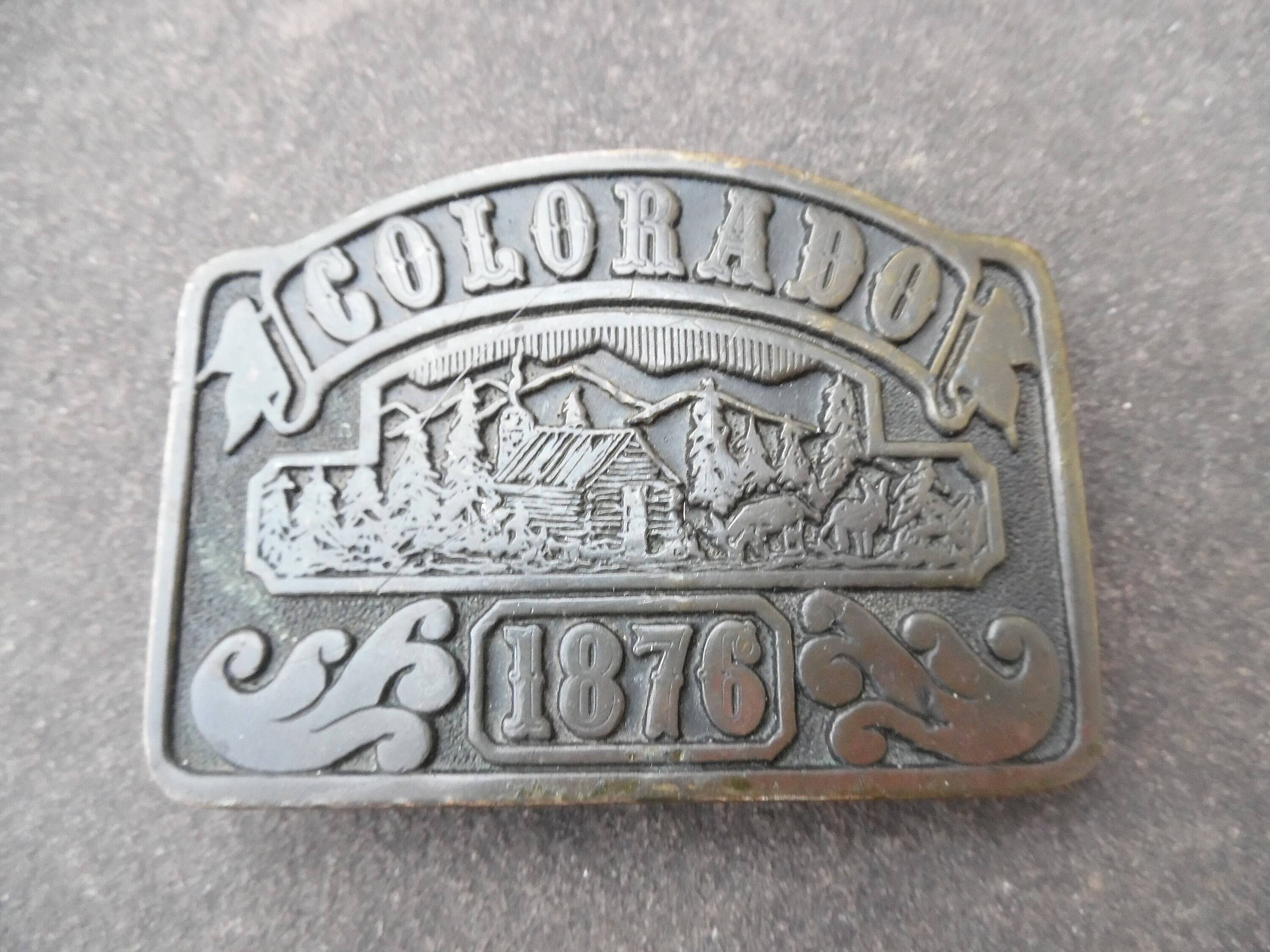 Colorado Belt Buckle - Etsy
