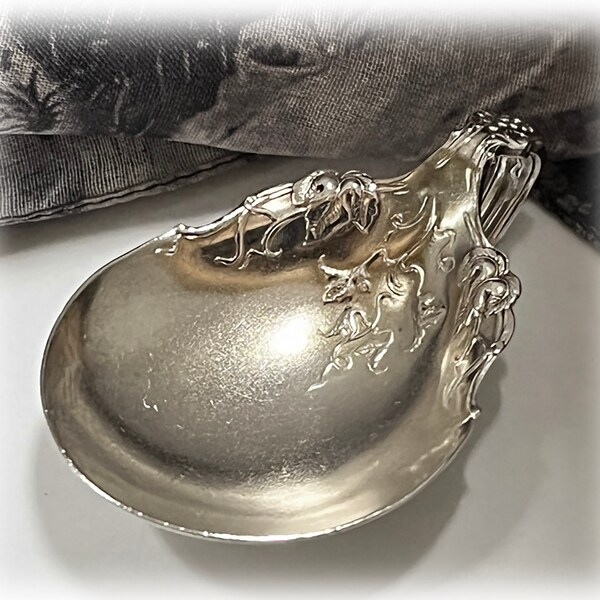Antique Silver Spoon Holder - Etsy