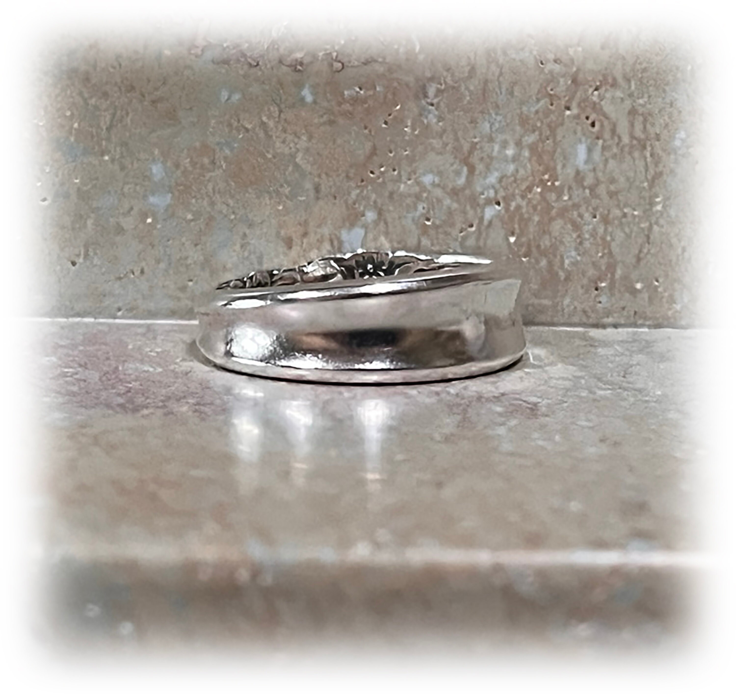 Floral Spoon Ring: Upcycled Silverplate Jewelry, Size 8.5 - Etsy