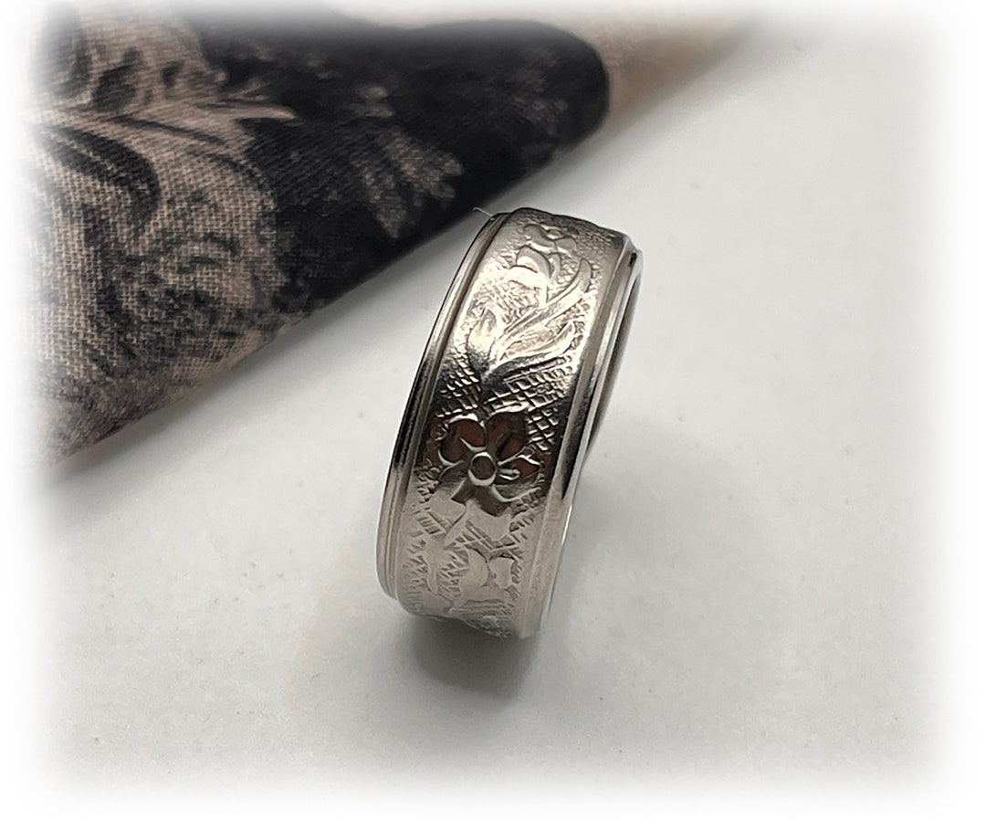 Mid Century Rose Spoon Ring: Gorham Flower Song, Size 9 - Etsy