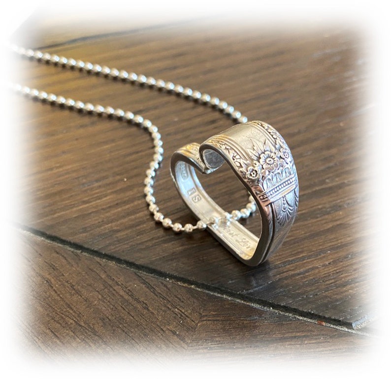 Vintage First Love Heart Silverplate Pendant, Spoon and Fork Jewelry ...