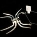 Creepy Crawly Fork Spiders, Halloween Jewelry Pendant, Spider Necklace ...