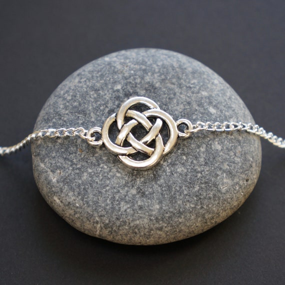 Shield Knot Bracelet Celtic Knot Bracelet Handcrafted | Etsy